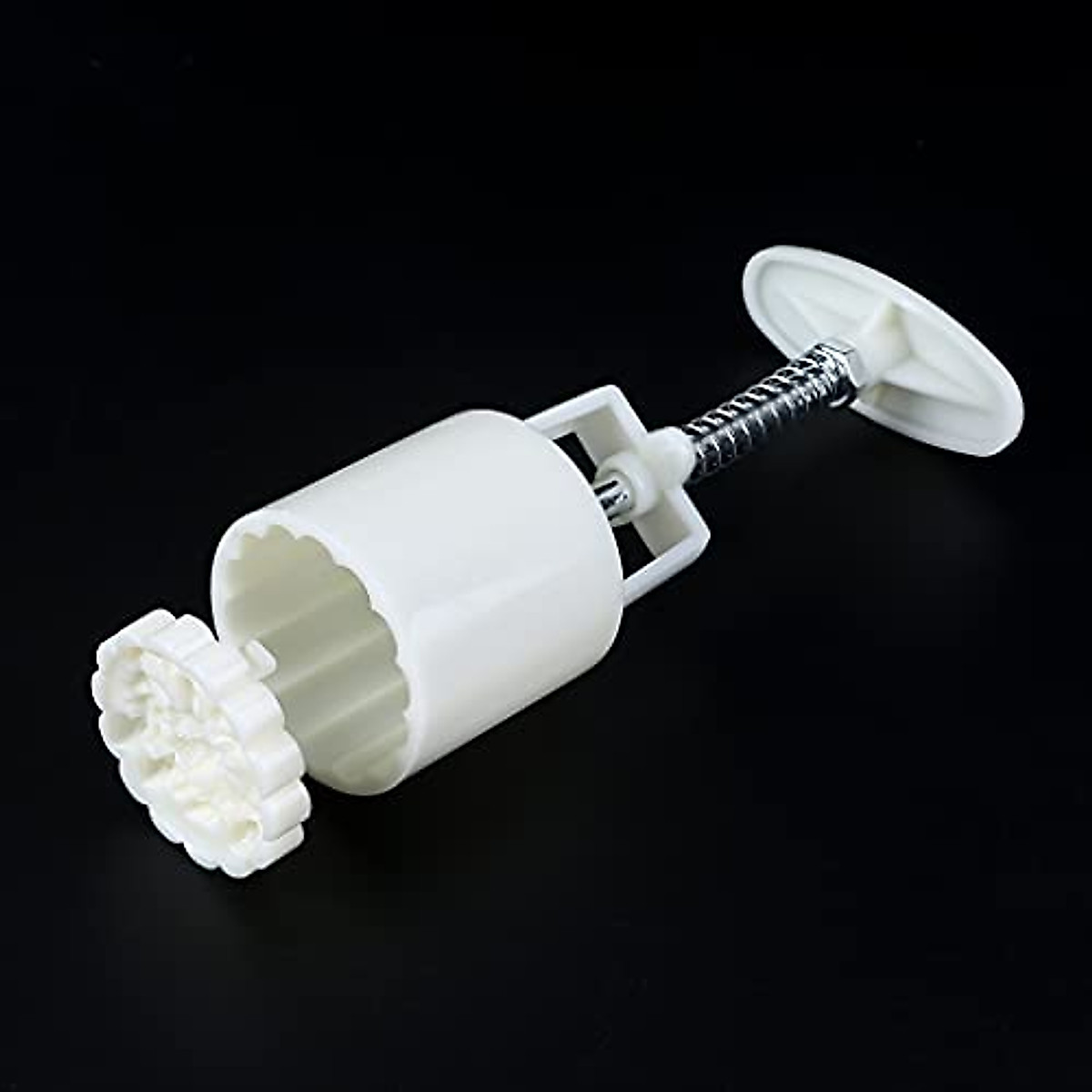 BYNNIX Mooncake Mold, Loong Phoenix Round Moon Cake Molds 50g Hand-Pressure 4 Stamps Chinese Cake