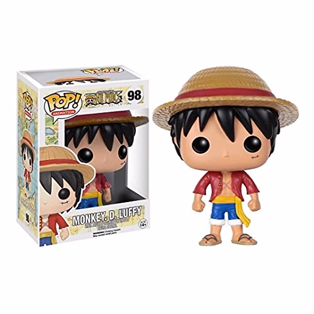 Funko POP Anime: One Piece Luffy Action Figure,Multicolor