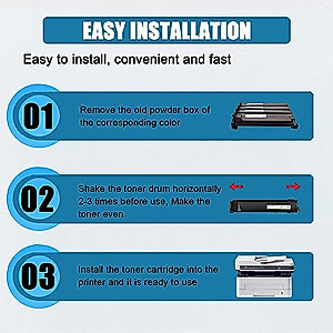 RIOMAN TN214 Toner Cartridge Replacement for Konica Minolta High Yield Compatible Toner Cartridge Work for Konica Minolta Bizhub C200 C210 C7720 C7721 Printers Combo Pack