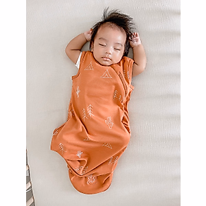 Ecolino Organic Cotton Baby Sleep Sack - 2-Way Zipper Baby Wearable Blanket - Toddler Sleeping Bag Sack - 18-36 Months - Desert