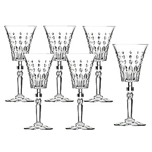 Lorren Home Trends Marilyn Set of 6 White Wine