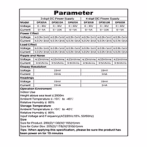 EZGA DC Power Supply Variable DC Power Supply Adjustable Bench Power Supply Voltage Regulator Electronic Source Power Supply Current Stabilizer for Spectrophotometer and lab Equipment Repair