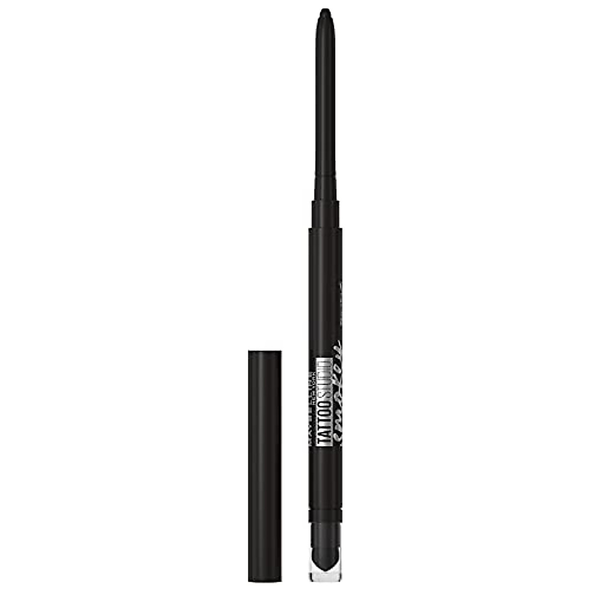 Maybelline TattooStudio Waterproof Mechanical Gel Eyeliner Pencil Makeup, Smokey Black, 1 Count