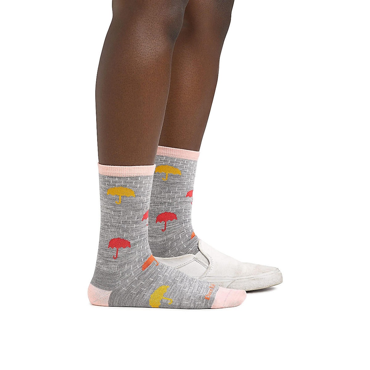 Darn Tough Vermont Farmer's Market Crew Lightweight Charcoal SM (US 4.5-7)