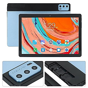 DAUZ Office Tablet, 5G WiFi 4G LTE Aluminium Alloy 10.1 Inch FHD Business Tablet for Production (US Plug)