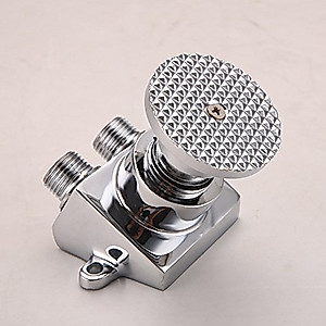 Copper Floor Mounted Foot Pedal Basin Faucet for Hospital Medical Laboratory