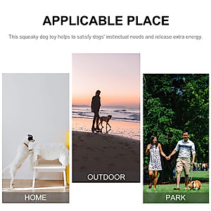 TEHAUX Pet Sound Toys Football Rubber