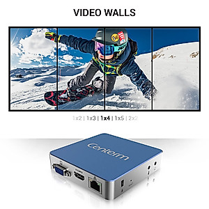 MAWi ZERO Digital Signage Solution by Monitors AnyWhere – Creative Artistic Video Wall, HDMI Over LAN,Video Extender, AV Over IP, Centerm C75v3 Zero Client