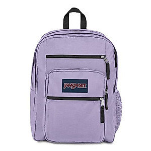 JanSport Big Laptop Backpack for College - Computer Bag with 2 Compartments, Ergonomic Shoulder Straps, 15” Laptop Sleeve, Haul Handle - Book Rucksack, Pastel Lilac