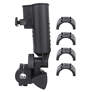 Golf Trolley Umbrella Holder,Golf Umbrella Holder,Golf Push Trolley Umbrella Stand Bracket Support Court Practicing Supply Accessory for Bike Stroller Fishing Beach Chair Wheelchair Black, Umbrel
