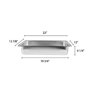 Excellante Stainless Steel Dripless Water Pan