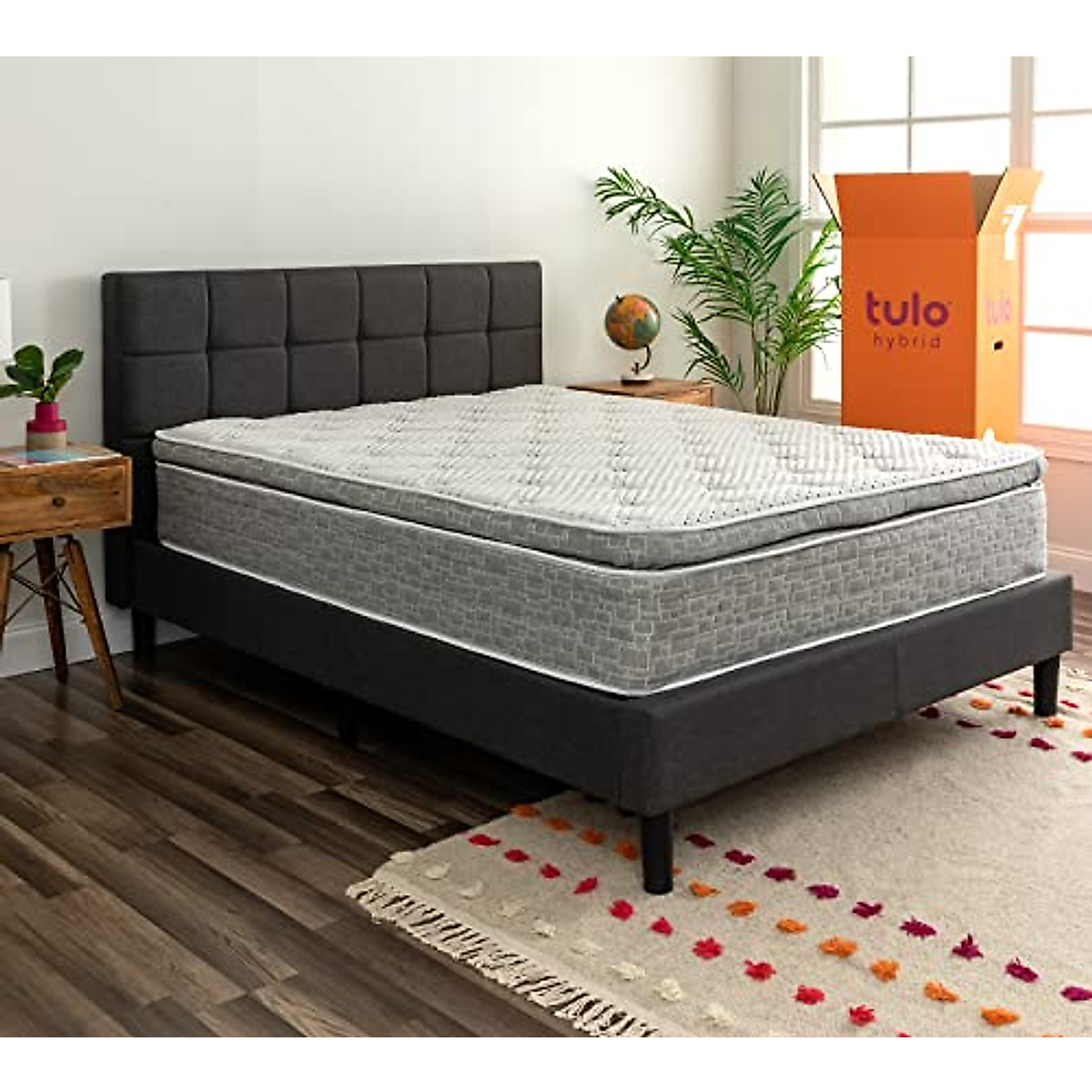 Tulo by Mattress Firm | 12 INCH Memory Foam Plus Coil Support Hybrid Mattress | Bed-in-A-Box | Firm Comfort | Twin XL