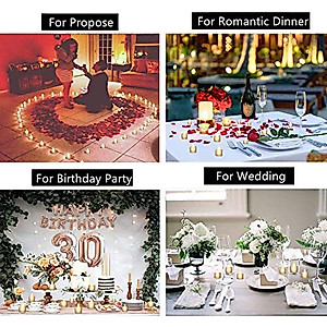 LED Moving Wick Candles with Timer, Battery Operated Flameless Electric Romantic Candles with Flickering Warm White Light, Flameless Fake Candles with Holders for Home Fireplace Christmas or Halloween