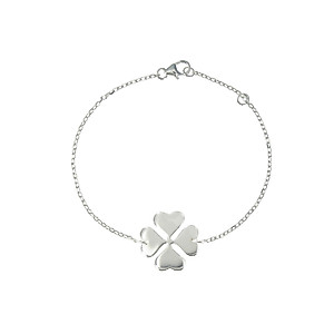LES POULETTES JEWELS - Sterling Silver Lucky Clover Bracelet