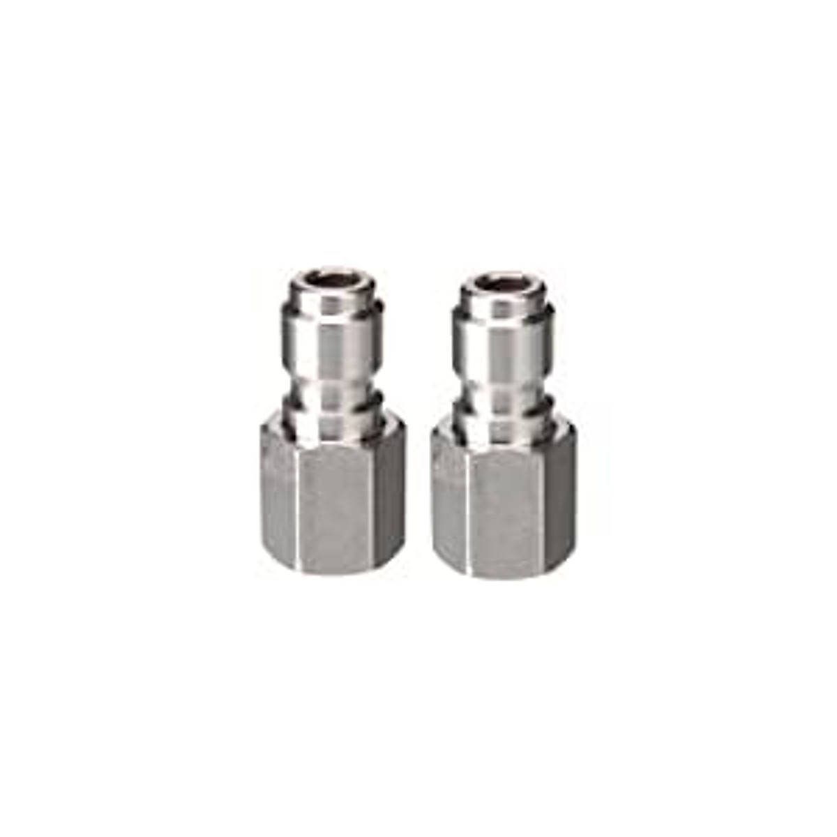 Tool Daily Pressure Washer Coupler, Quick Connect Plug, 1/4 Inch Female NPT Fitting, 5000 PSI, 2-Pack