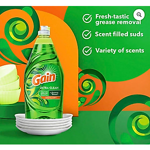 Gain Ultra Dishwashing Liquid - 8 Ounce - Original - 2 pk
