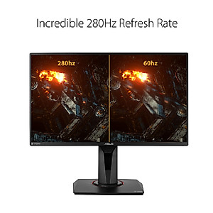 ASUS TUF Gaming 24.5” 1080P HDR Monitor VG258QM - Full HD, 280Hz (Supports 144Hz)(Renewed)