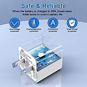 iPhone 14 13 12 Fast Charger,【Apple MFi Certified】 2Pack 20W Type C Fast Charger Block with 3FT 6FT 10FT USB C to Lightning Cable for iPhone 14 13 12 11 Pro Max Plus Mini XS XR X iPad AirPod Pro