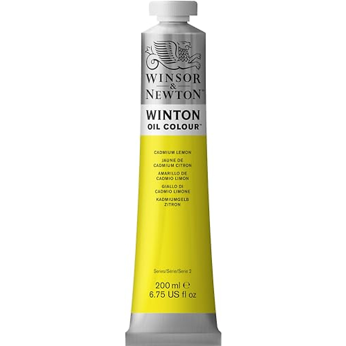 Winsor & Newton Winton Oil Color, 200ml (6.75-oz) Tube, Cadmium Lemon
