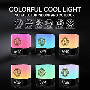 Swthlge Quran Cube,Quran Speaker Quran Player Remote & APP Control AZAN Speaker Quran lamp MP3 Eid Mubarak hajj Gift