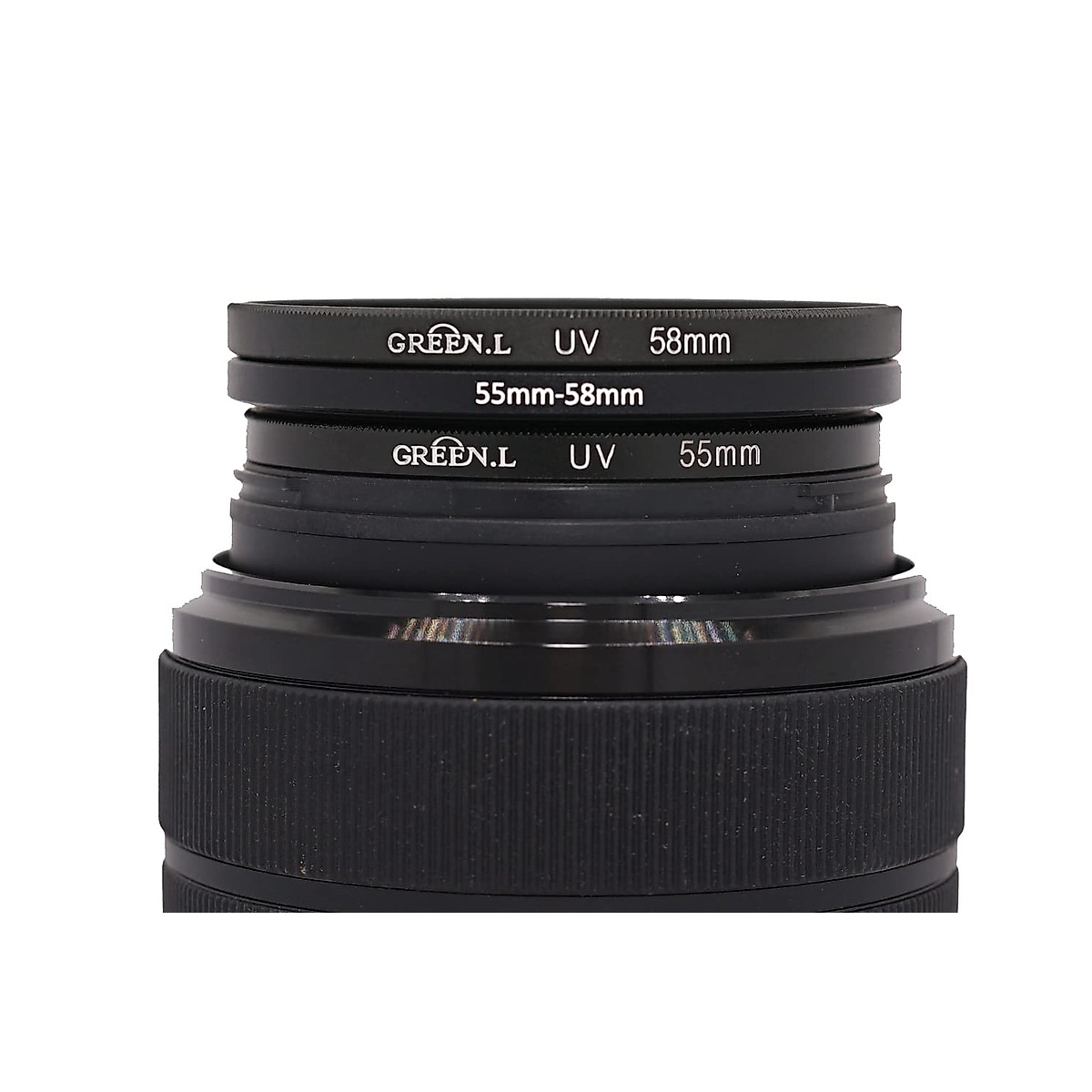 67mm-82mm Step Up Ring 67mm Lens to 82mm Filter (2 Pack), WH1916 Camera Lens Filter Adapter Ring Lens Converter Accessories
