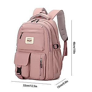 Rcrirth Bookbags for Teen Girls | Backpacks for Middle School Girls - Backpacks for Middle School - School Backpack for Teens Girls | Lightweight - Pink