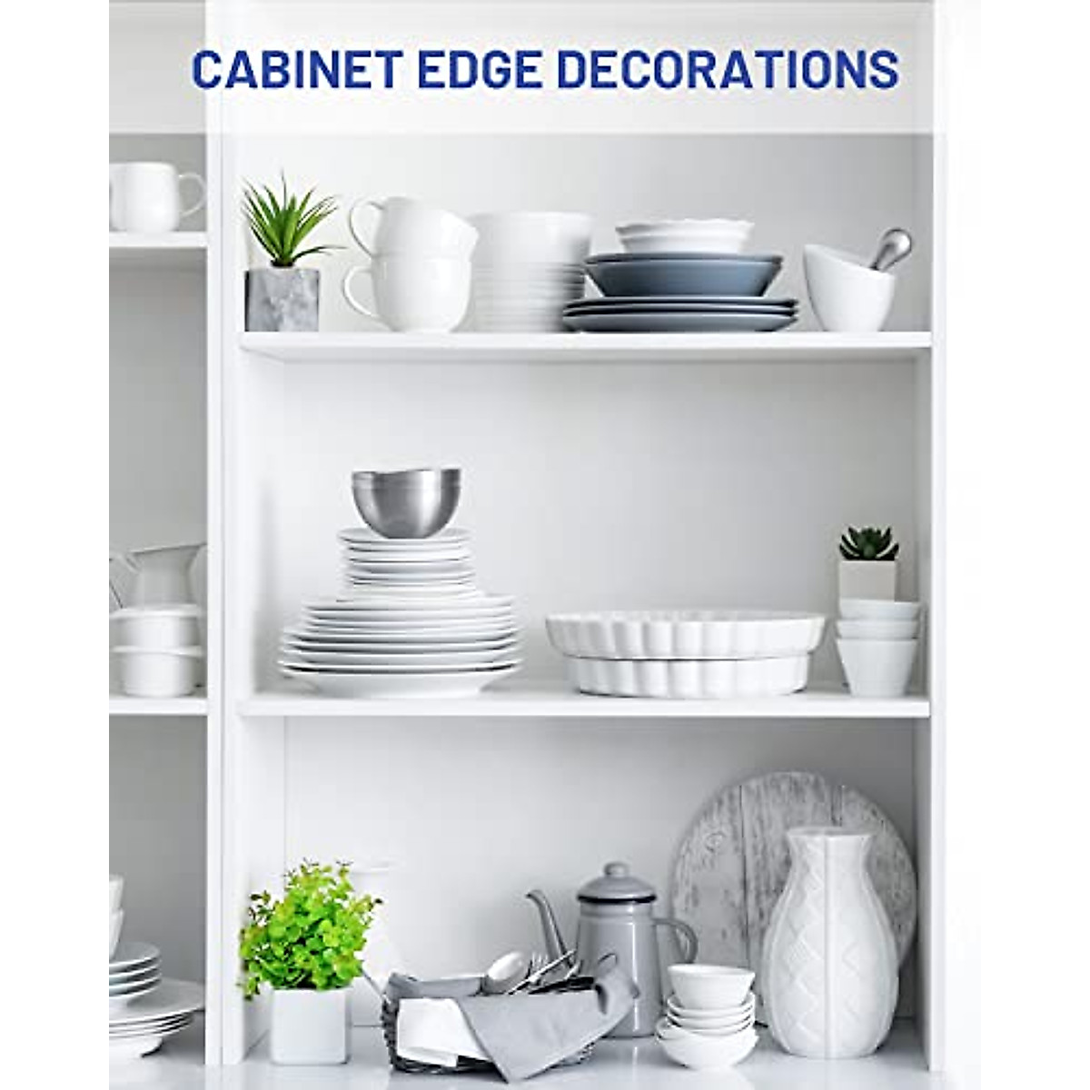 FAKILO Melamine Edge Banding White 3/4 inch x 25 ft Veneer Edging Easy Application Iron on Edge Banding Tape for Cabinet Plywood Repairs Furniture Restoration