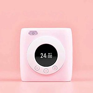 KXDFDC Pocket Printer BT Thermal Printer Portable Mobile Printer 300dpi for Photo Picture Memo Note Label with Clock Function (Color : Black-JoJo's Bizarre Adventure1)