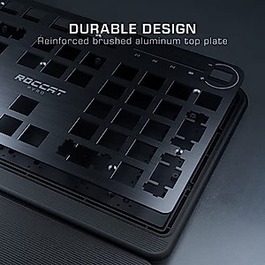 ROCCAT Pyro Mechanical Gaming Keyboard with RGB Lightning, Black (ROC-12-622) Burst Pro Lightweight Optical Gaming Mouse & ROCCAT Elo 7.1 USB Wired Surround Sound PC Gaming Headset