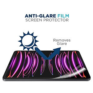 Tech Armor (2 Pack Matte Screen Protector Film for iPad Pro 12.9 Inch (2022/21/20/18) - Perfect for Drawing, Writing, and Note-taking like on Paper