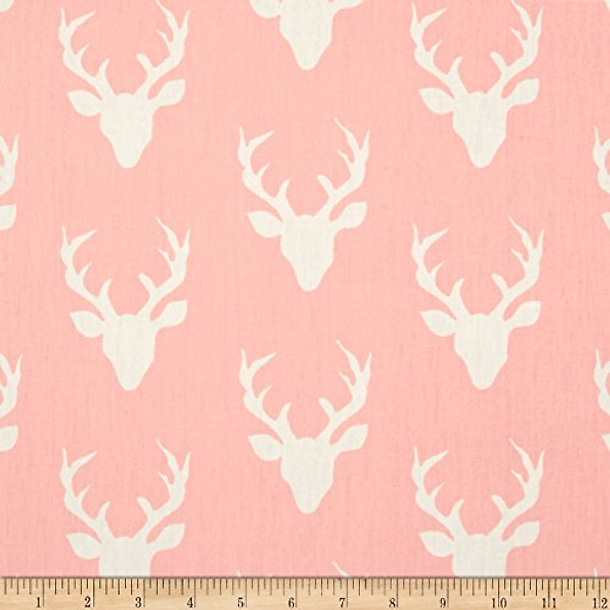 Art Gallery Hello Bear Buck Forest Light Pink, Fabric by the Yard