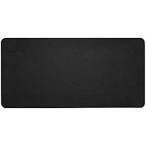 Gallaway Leather Desk Mat,Desk Writing Pad - Office Desk Pad, Large 36" x 17" Black, Desk Mats on Top of Desks, Gift Ready Elegant Computer Desk Mat Desk Cover Desk Pad Protector PU Leather