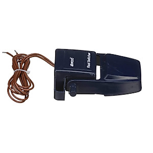 Attwood 4202-7 Float Switch, For Bilge Pump, 12- and 24-V CE rated, 36-Inch Wire, 4 ¼ Inches L x 3 7/8 Inches W x 1 3/8 Inches H
