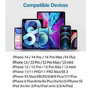 Hatuge Lightning to 3.5mm Aux Cable, Apple MFi Certified Headphone Audio Jack Cord Compatible with iPhone 14 13 12 11 XS XR X SE 8 7 6 5 iPad/iPod to Car Stereo, Speaker (Pink)