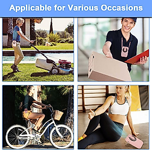 Portable Waist Fan Mini Neck Fan Rechargeable USB Necklace Fan Cooling Hands free Wearable Personal Fan with 15H Work time 3 Speed Outdoor Fans for Worker Office Travel Climbing Hiking Cycling Fishing