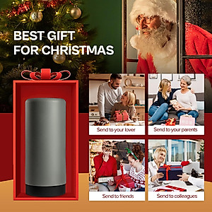 ElmRidge Dish Soap Silicone Dispenser for Kitchen Sink,Squeeze Washing Up Liquid and Hand Soap,Round refillable Silicone Bottles,Easy to Fill and to use, 8.5 oz,Black 2.4 x 2.4 x 5.5 inches (Gray)