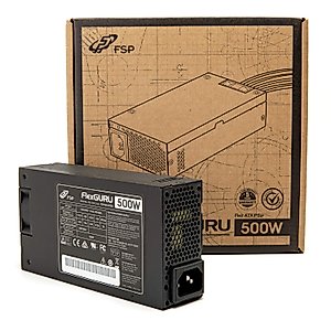 FSP Mini ITX Solution/Flex ATX 500W Certified Efficiency ≥90% Full Range Active PFC Power Supply 80 Plus Gold (Flex Guru 500W)