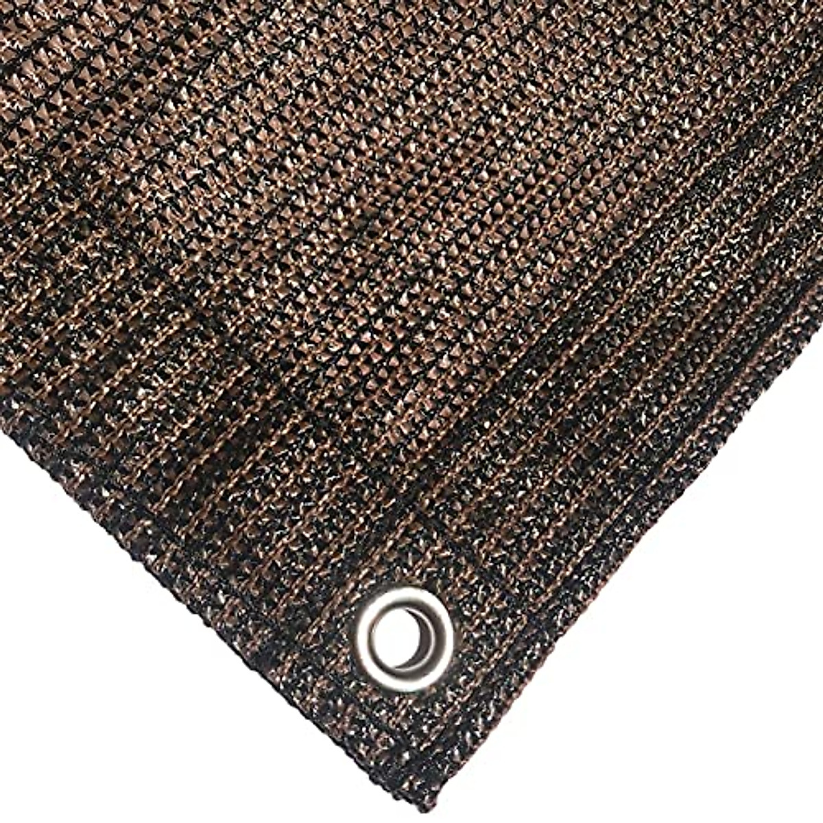 ALBN Balcony Privacy Screen Cover Fence Shade Net Cover Windshield UV Resistant with Eyelet HDPE Anti-Aging for Outdoor Roof Garden Backyard (Color : Brown, Size : 0.9x4m)