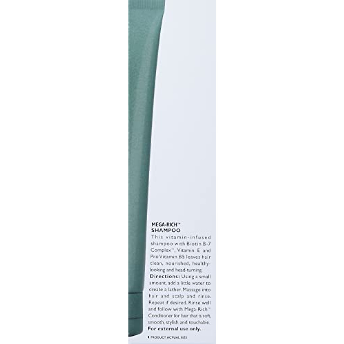 Peter Thomas Roth | Mega-Rich Nourishing Shampoo | Biotin B-7 Complex Shampoo for Clean, Shiny, Healthier-Looking Hair, 8 Fl Oz (Pack of 1)