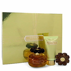 Sarah Jessica Parker Covet for Women 3 Piece Set Includes: 3.4 oz Eau de Parfum Spray + 2.5 oz Rich Body Lotion + 0.08 Solid Parfum