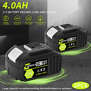 5" Cordless Angle Grinder,10000RPM Battery Powered Grinder,Metal Grinder w/ 2 * 4.0Ah Batteries and Fast Charger,Brushless Grinder w/Flap & Wool Carving & Cutting Wheel,for Flip Disk & Polishing