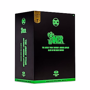 McFarlane Toys - DC Multiverse The Joker Titan, Glow in The Dark Edition Mega Figure, Gold Label, Amazon Exclusive