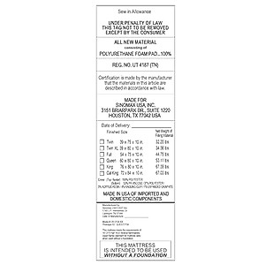 Vibe Heather Grey Gel Memory Foam Mattress, CertiPUR-US and Oeko-TEX Certifed Bed-in-a-Box in Ultra Small Package, 10-Inch, Twin