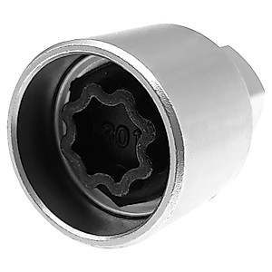 ZKTOOL 301 Anti-Theft Screws Removal and Install Socket Sleeve for Mercedes Benz,Wheel Lock Removal Kit Wheel Lock Key Lock Nut Removal Tool.
