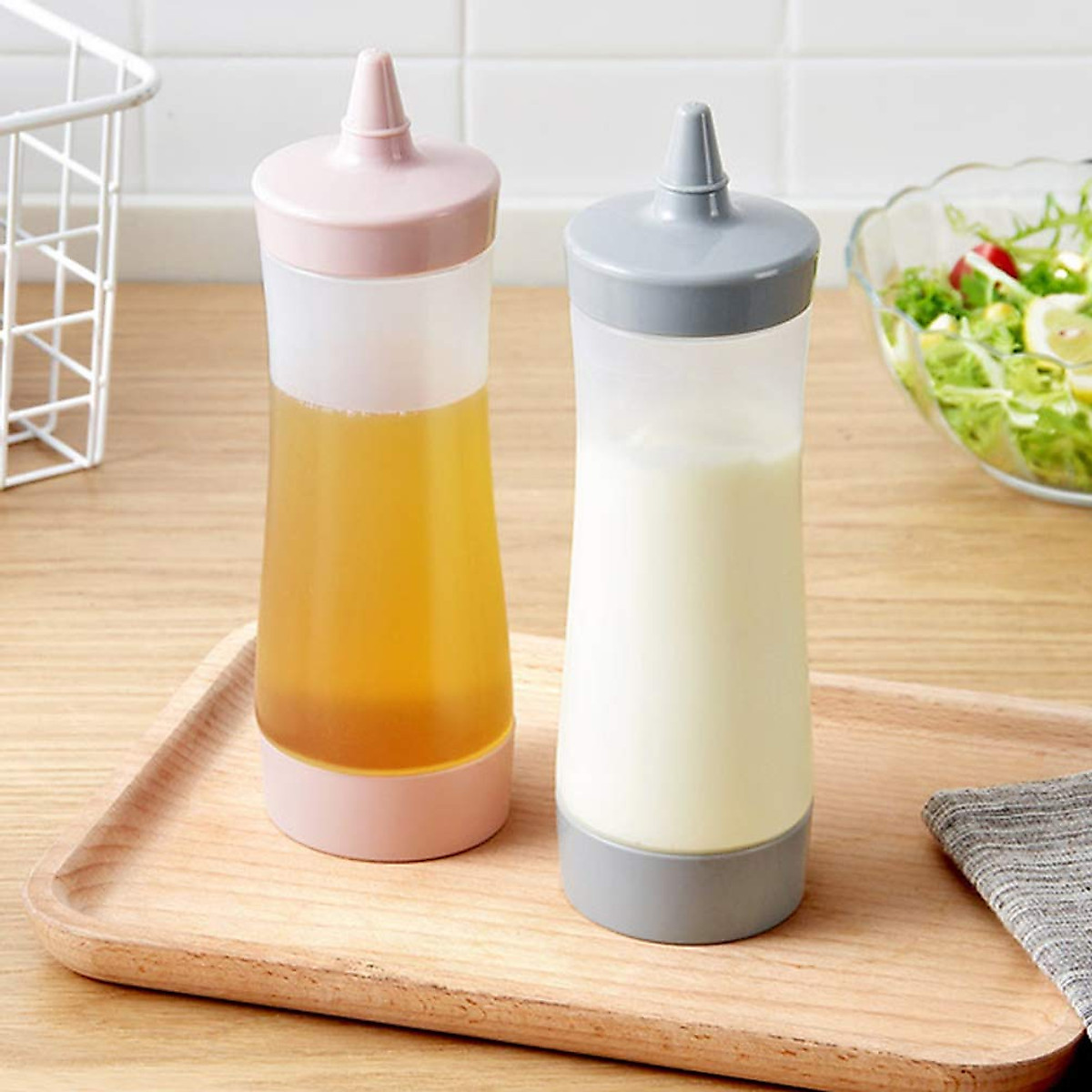 3pcs Cereal Dispenser Tip Squeeze Bottle Small Bbq Sauce Bottle Sauce Container with Lid Ketchup Squeeze Bottle Sauce Bottles Squeeze Bottles Ketchup Bottle With Cover Honey Bottle