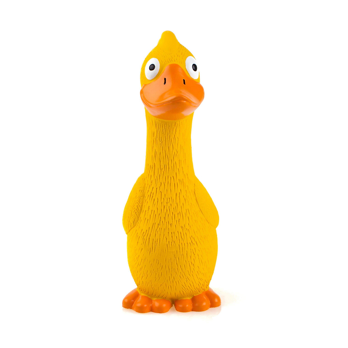 CHIWAVA 2 Pack 7.9 Inch Squeak Latex Dog Toy Yellow Duck Interactive Play for Small Medium Dogs