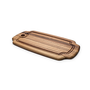 Ironwood Gourmet Rectangular Pinehurst Serving Board, Acacia Wood
