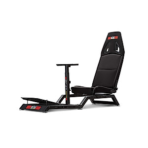 Next Level Racing Challenger Simulator Cockpit (NLR-S016) and Monitor Stand for Challenger Simulator Cockpit (NLR-A015) Bundle