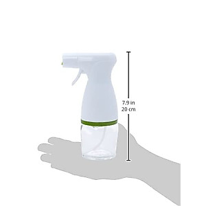 Prepara for Kitchen and Grill, Simply Mist, Glass Healthy Eating Trigger Oil Sprayer, one size, White