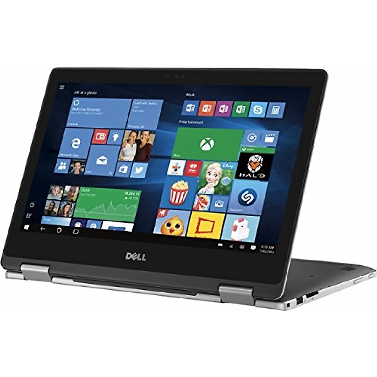 Dell 2017 Inspiron 7000 13.3" 2-in-1 Full HD Touchscreen Convertible Laptop, 7th Intel Core i5-7200u, 8GB DDR4 RAM, 256GB SSD, Backlit Keyboard, Bluetooth, HDMI, 802.11AC, Windows 10-Silver